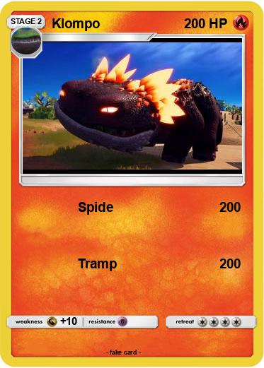 Pokémon Klompo - Spide - My Pokemon Card
