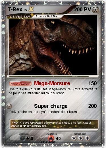 Pokémon T Rex 907 907 - Mega-Morsure - Ma carte Pokémon