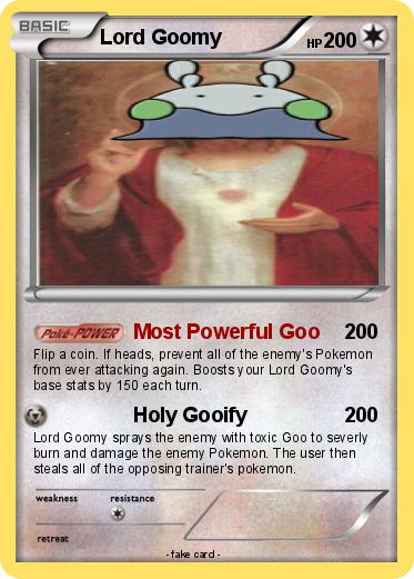 Pokémon Lord Goomy 3 3 - Most Powerful Goo - My Pokemon Card
