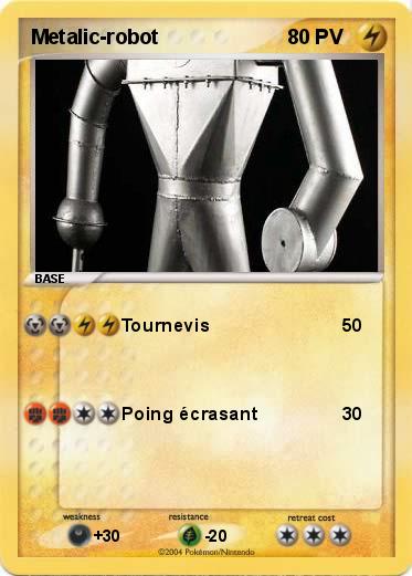 Pokémon Metalic robot - Tournevis - Ma carte Pokémon