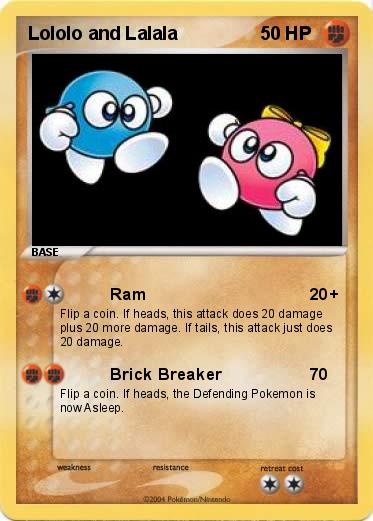 Pokémon Lololo and Lalala - Ram - My Pokemon Card