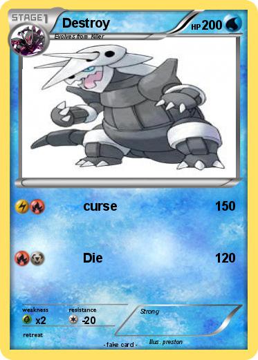 Pokémon smasher 93 93 - curse - My Pokemon Card