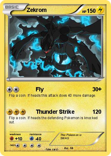Pokémon Zekrom 8283 8283 - Fly - My Pokemon Card