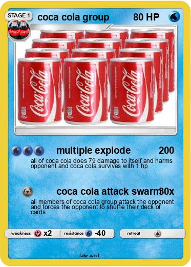 Pokémon coca cola group - multiple explode - My Pokemon Card