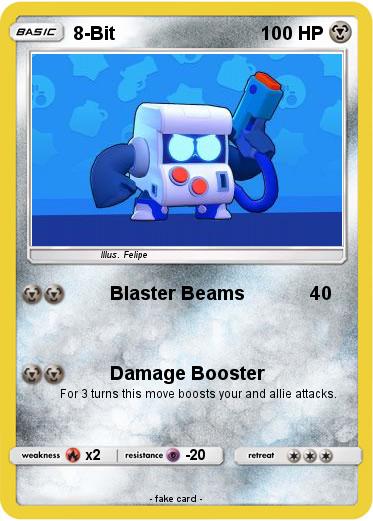 Pokémon 8 Bit 133 133 - Blaster Beams - My Pokemon Card