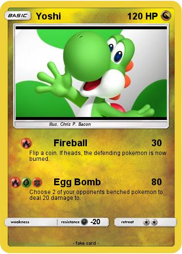 Pokémon Yoshi 4015 4015 - Fireball - My Pokemon Card