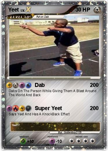 Pokémon Yeet 17 17 - Dab - My Pokemon Card