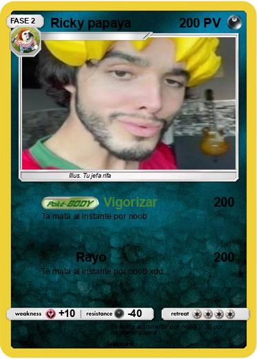 Pokémon Ricky papaya - Vigorizar - Mi carta pokémon
