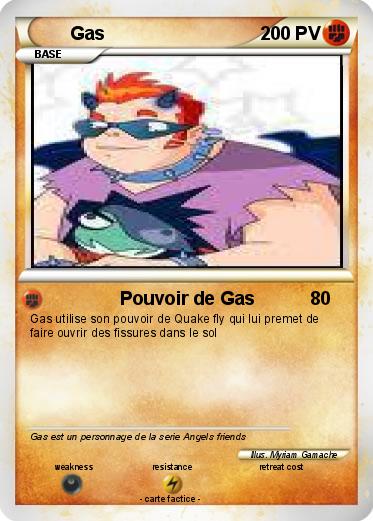 Pokémon Gas 16 16 - Pouvoir de Gas - Ma carte Pokémon