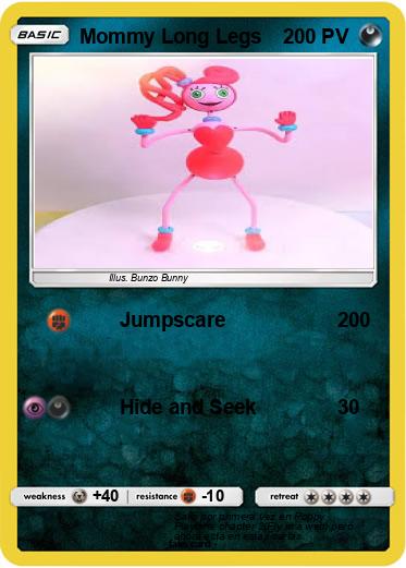 Pokémon Mommy Long Legs 10 10 - Jumpscare - Mi carta pokémon