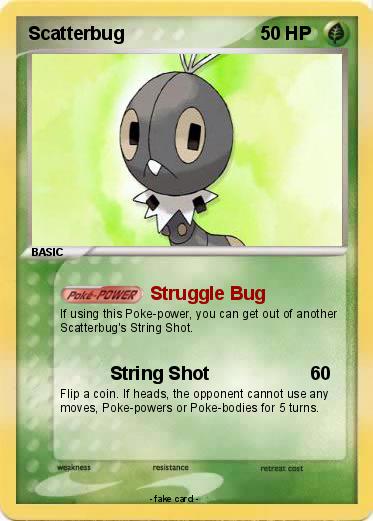 Pokémon Scatterbug 11 11 - Struggle Bug - My Pokemon Card