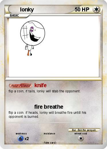 Pokémon lonky - knife - My Pokemon Card