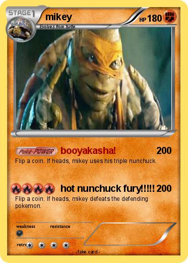 Pokémon mikey 186 186 - booyakasha! - My Pokemon Card