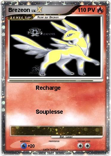 Pokémon Brezeon 1 1 - Recharge - Ma carte Pokémon