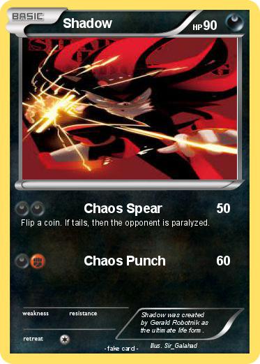 Pokémon Shadow 10490 10490 - Chaos Spear - My Pokemon Card
