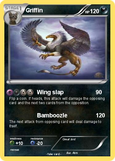 Pokémon Griffin 251 251 - Wing slap - My Pokemon Card