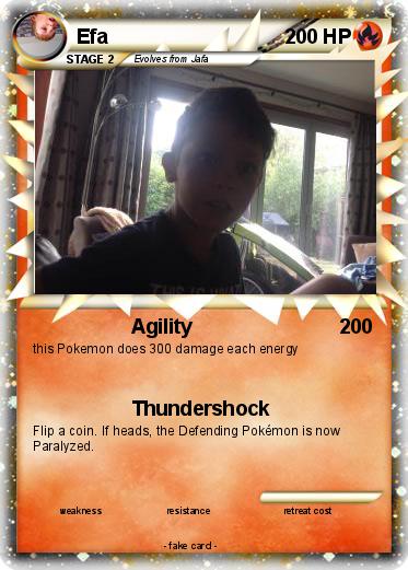 Pokémon Efa - Agility - My Pokemon Card