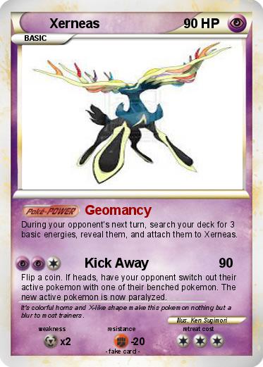 Pokémon Xerneas 724 724 - Geomancy - My Pokemon Card