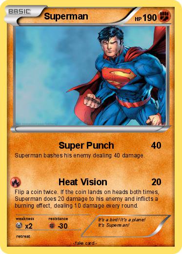 Pokémon Superman 662 662 - Super Punch - My Pokemon Card