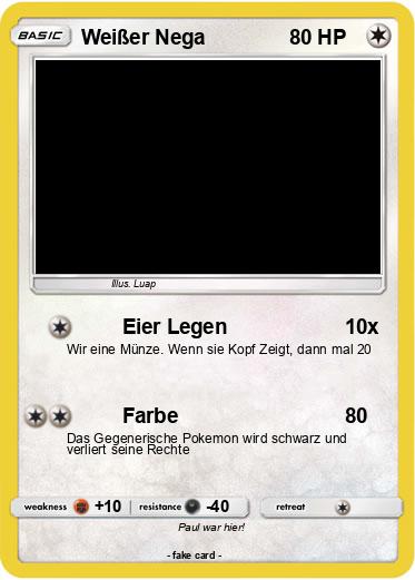 Pokémon Weisser Nega - Eier Legen - My Pokemon Card