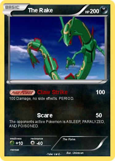 Pokémon The Rake 49 49 - Claw Strike - My Pokemon Card