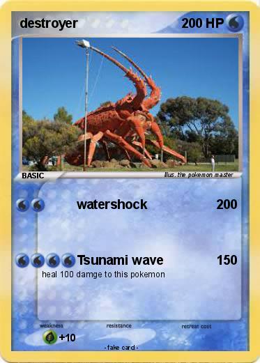Pokémon destroyer 766 766 - watershock - My Pokemon Card