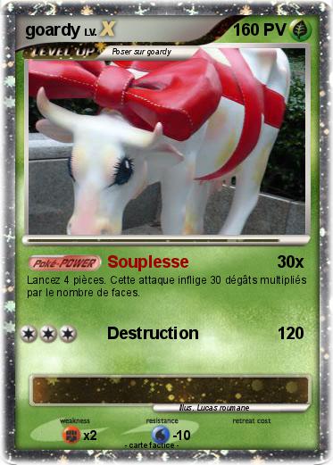 Pokémon goardy - Souplesse - Ma carte Pokémon