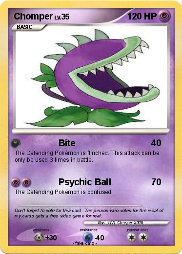 Pokémon Chomper 97 97 - Bite - My Pokemon Card