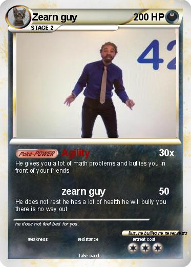 Pokémon Zearn guy - Agility - My Pokemon Card