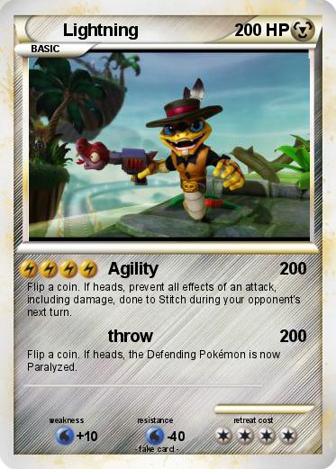 Pokémon Lightning 1166 1166 - Agility - My Pokemon Card