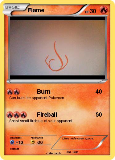 Pokémon Flame 1403 1403 - Burn - My Pokemon Card