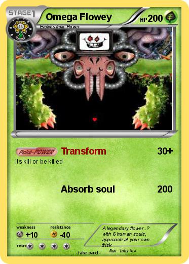 Pokémon Omega Flowey 61 61 - Transform - My Pokemon Card