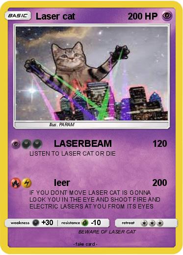 Pokémon Laser cat 46 46 - LASERBEAM - My Pokemon Card