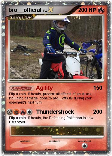 Pokémon bro official - Agility - My Pokemon Card
