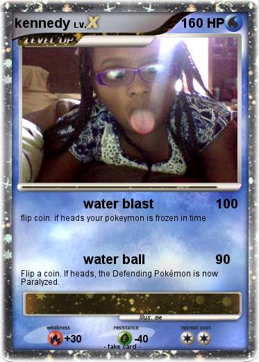 Pokémon kennedy 30 30 - water blast - My Pokemon Card