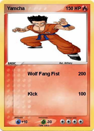 Pokémon Yamcha 101 101 - Wolf Fang Fist - My Pokemon Card