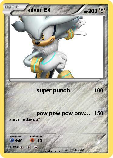 Pokémon silver EX 8 8 - super punch - My Pokemon Card