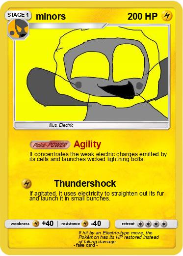 Pokémon minors 1 1 - Agility - My Pokemon Card