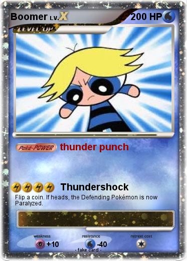 Pokémon Boomer 297 297 - thunder punch - My Pokemon Card