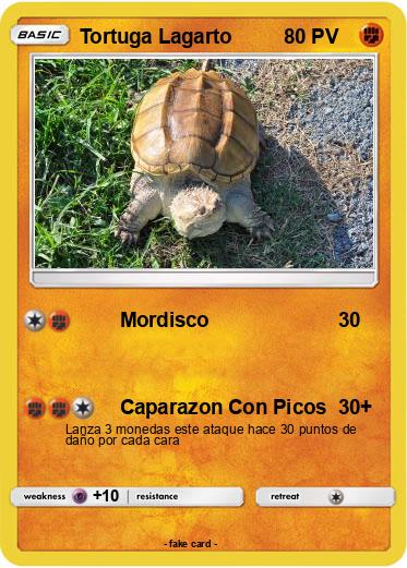 Pokémon Tortuga Lagarto - Mordisco - Mi carta pokémon