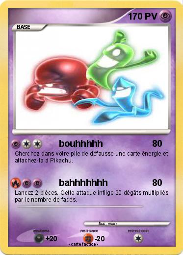 Pokémon 1 32406 32406 - bouhhhhh - Ma carte Pokémon