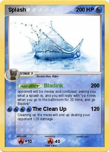 Pokémon Splash 135 135 - Bladink - My Pokemon Card