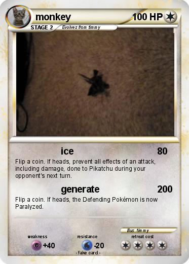 Pokémon monkey 1467 1467 - ice - My Pokemon Card