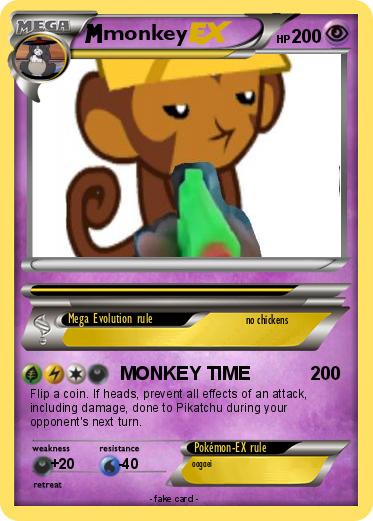 Pokémon monkey 2084 2084 - MONKEY TIME - My Pokemon Card