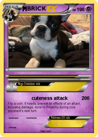 Pokémon BRICK 195 195 - cuteness attack - My Pokemon Card