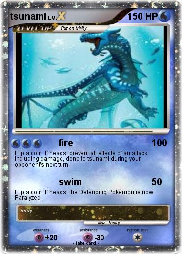 Pokémon tsunami 298 298 - fire - My Pokemon Card