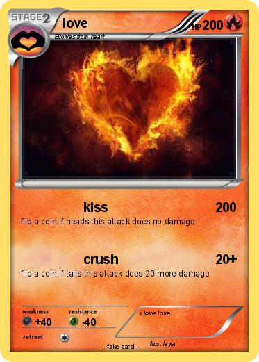 Pokémon love 634 634 - kiss - My Pokemon Card