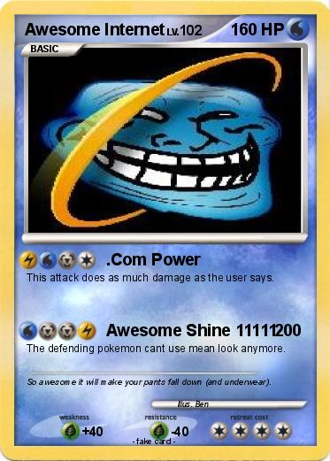 Pokémon Awesome Internet - .Com Power - My Pokemon Card
