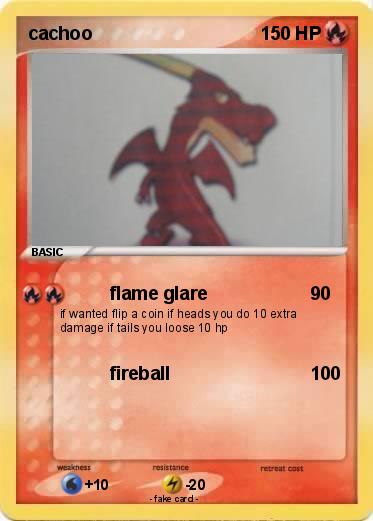 Pokémon cachoo - flame glare - My Pokemon Card