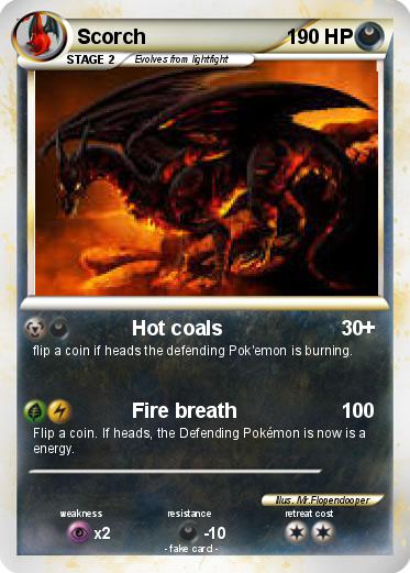 Pokémon Scorch 27 27 - Hot coals - My Pokemon Card